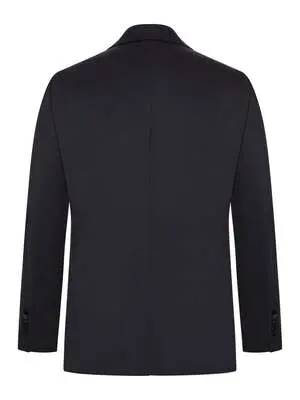 Tagliatore Double Breasted Wool Suit With Silk Inserts