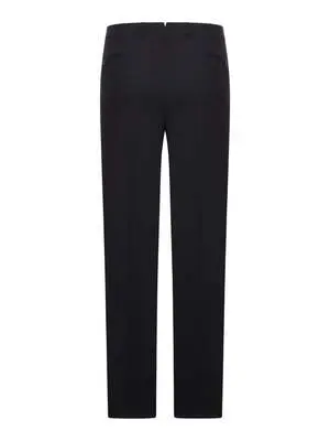 TOM FORD Tailored Twill Trousers With Double Pleat - Black