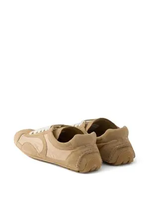 Prada Montecarlo Re-edition 2005 Suede And Re-nylon Sneakers - Multicolor