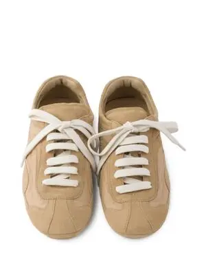 Prada Montecarlo Re-edition 2005 Suede And Re-nylon Sneakers - Multicolor