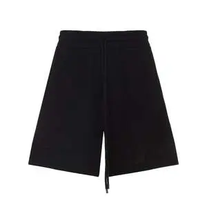 Amiri Amiri Black Cotton Crochet Mesh Shorts Black