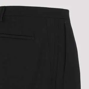 LANVIN Wool Cigarette Leg Trousers