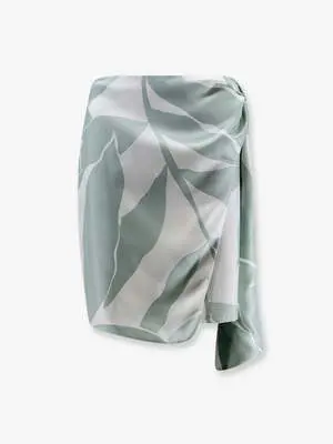 Max Mara Silk Pareo Skirt - Multicolor