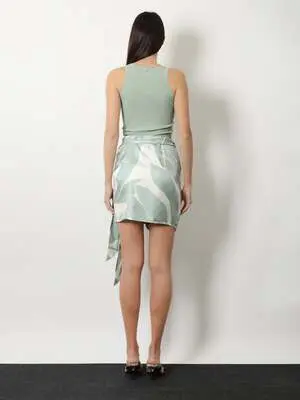 Max Mara Silk Pareo Skirt - Multicolor