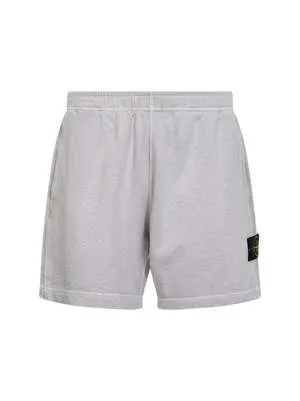 Stone Island Contrast Stitching Shorts For Men