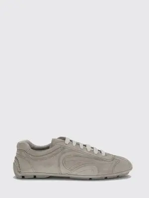 Prada Calf Leather Lace-up Sneakers