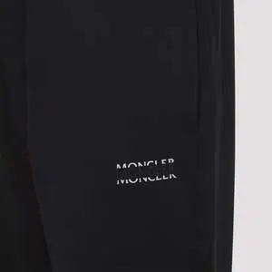 Moncler Cotton Track Pants - Black