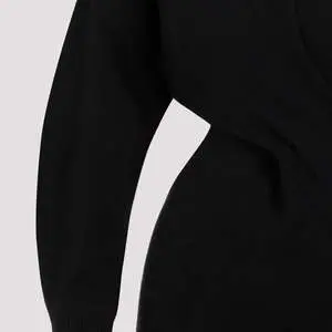 Alexander McQueen Wool & Cashmere Mini Dress - Black