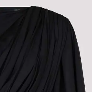 Balenciaga Polyester Draped Dress