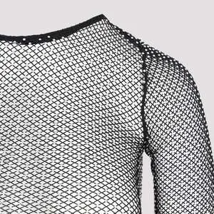 Balenciaga Crystal Mesh Mini Top