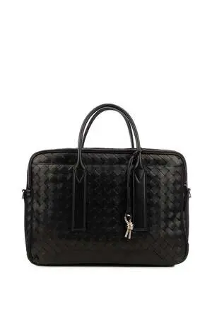 Bottega Veneta Woven Briefcase - Multicolor