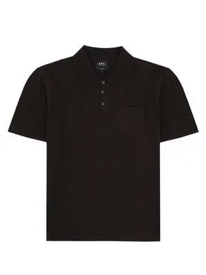 A.p.c. Polo Con Taschino - Brown