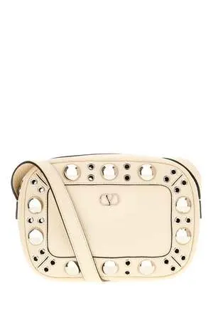Valentino Garavani Embellished Leather Crossbody Bag