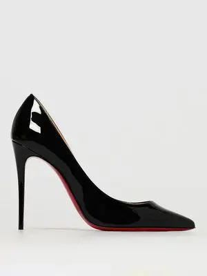 CHRISTIAN LOUBOUTIN Leather Pointed Toe Pumps - Black