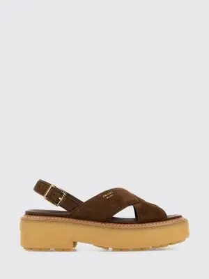 Prada Heeled Platform Sandals