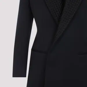 Bottega Veneta Intrecciato Collar Tuxedo Jacket