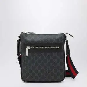 Gucci Gg Supreme Monogram Small Shoulder Bag - Black