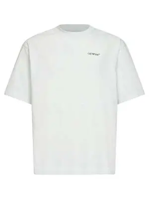 Off-White Bluewash Jersey Half Arrow Skate T-shirt - Multicolor