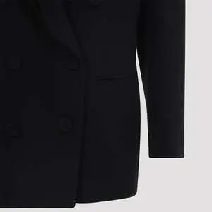 Giorgio Armani Silk Double-breasted Embellished Blazer