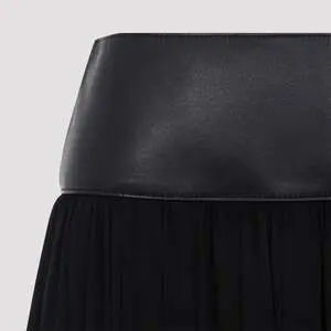 Alaïa Belt Midi Skirt