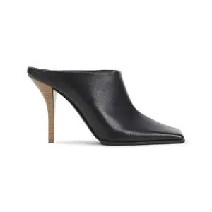 Alaïa Leather 90 Mules - Black
