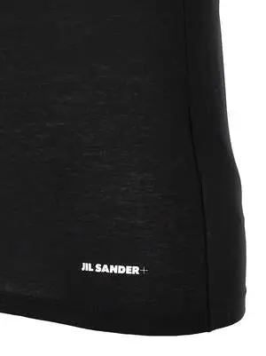 JIL SANDER Logo Cotton Top