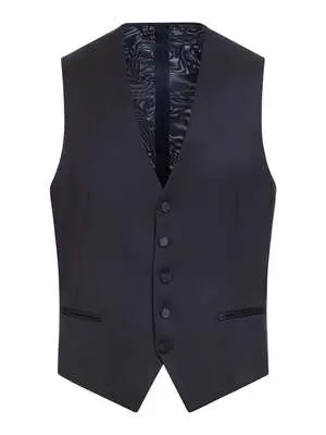 Tagliatore Tailored Single-breasted Wool Suit - Blue
