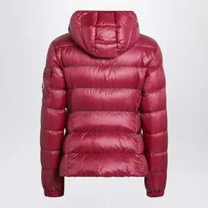 Moncler Hooded Short Padded Jacket - Red