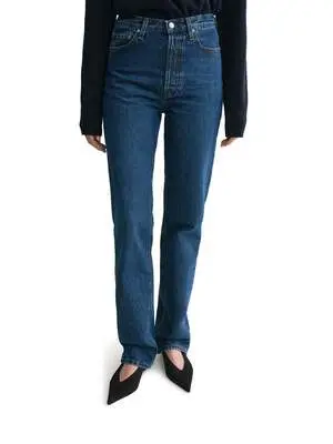 TOTEME Classic Cut Denim Jeans - Blue