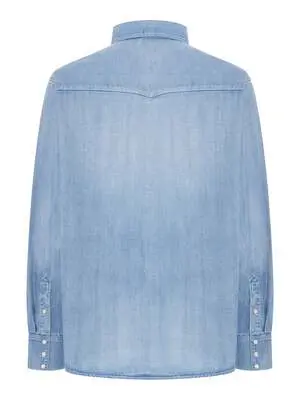 Visvim Denim Shirt With Snap Buttons