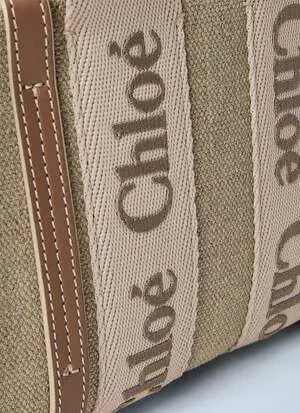 Chloé Mini Woody Tote Bag - Cream