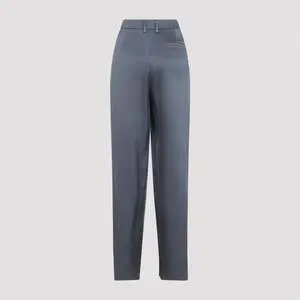 Giorgio Armani Nine Iron Silk Trousers - Gray