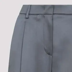 Giorgio Armani Nine Iron Silk Trousers - Gray