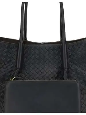 Bottega Veneta Pinacoteca Tote Bag - Black
