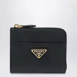 Prada Small Saffiano Leather Zip-around Wallet