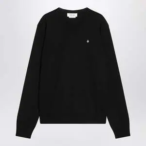 Alexander McQueen Crew Neck Wool Sweater - Black