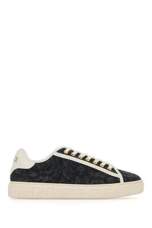 Versace Lace Up Sneakers - Multicolor