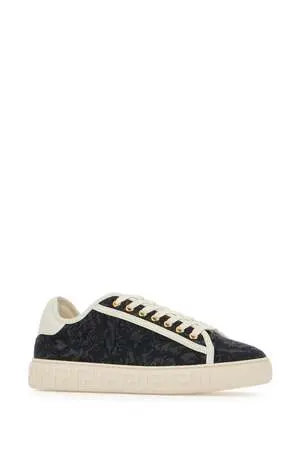 Versace Lace Up Sneakers - Multicolor