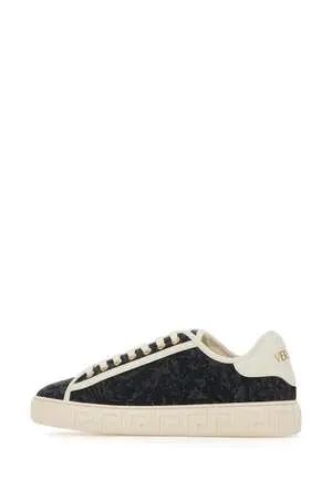 Versace Lace Up Sneakers - Multicolor