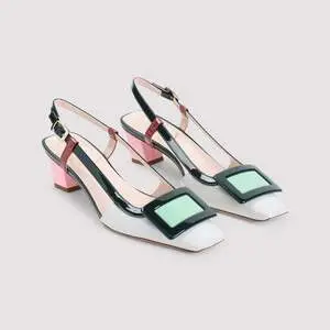 ROGER VIVIER Bv Lacquered Buckle 45 Pumps