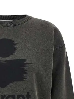 Isabel Marant Étoile Mobyli' Logo Sweatshirt - Gray