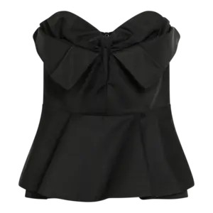 Alexander McQueen Strapless Corset Top - Black