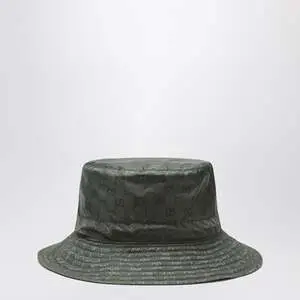 Gucci Reversible Gg Monogrammed Nylon Bucket Hat - Green