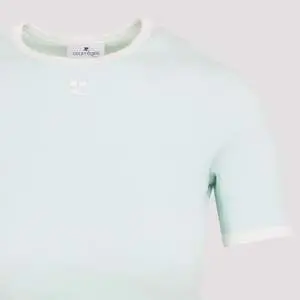 COURREGES Signature T-shirt - Blue