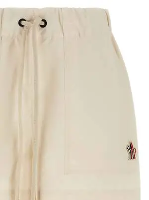 Moncler Water-repellent Froissé Shorts - White