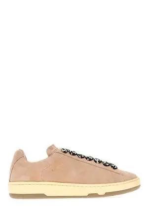 LANVIN Suede Sneakers With Chain Detailing