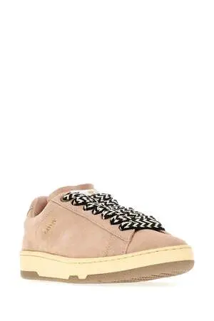 LANVIN Suede Sneakers With Chain Detailing