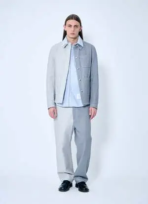 Thom Browne Contrast Paneled Utility Jacket