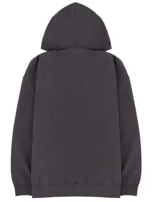 GANNI Graphic Print Organic Cotton Hoodie