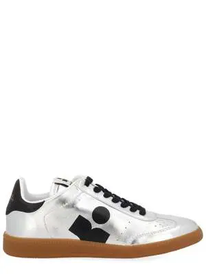 Isabel Marant Étoile Kaycee Leather Sneakers - Silver